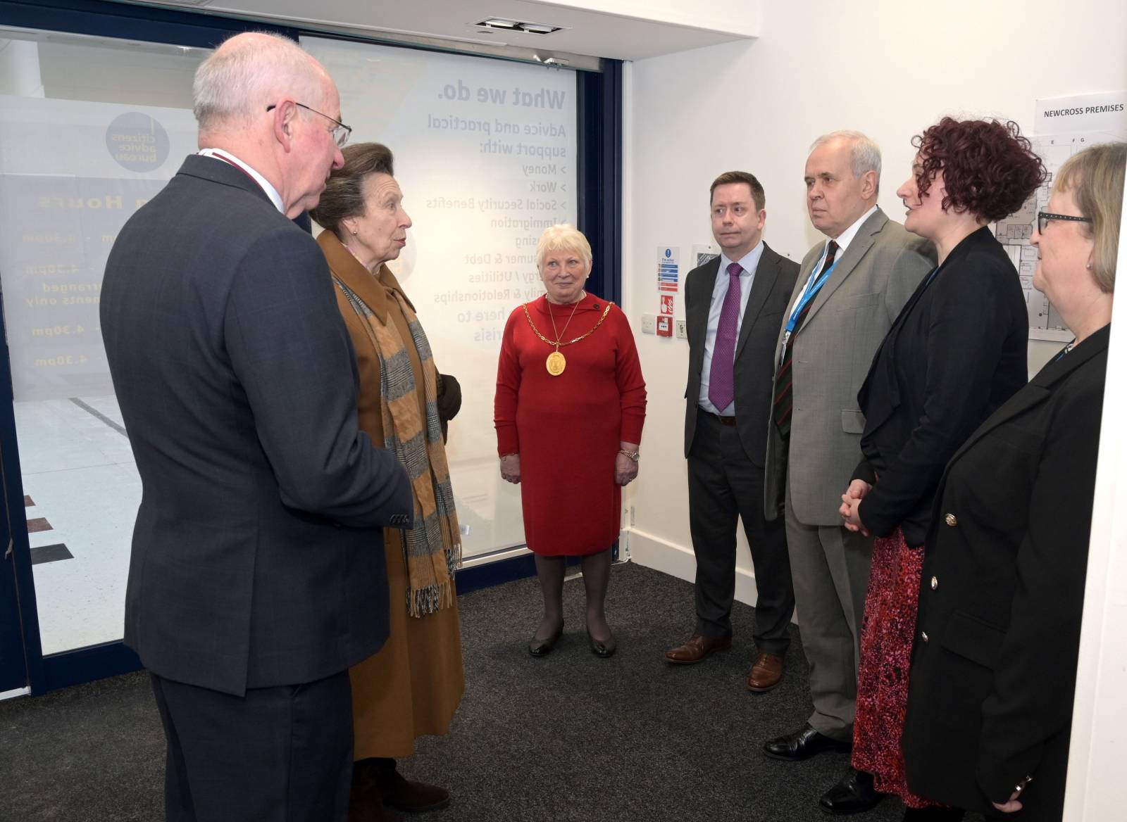 HRH Princess Royal's Visit to Hamilton CAB - Lieutenancy of Lanarkshire