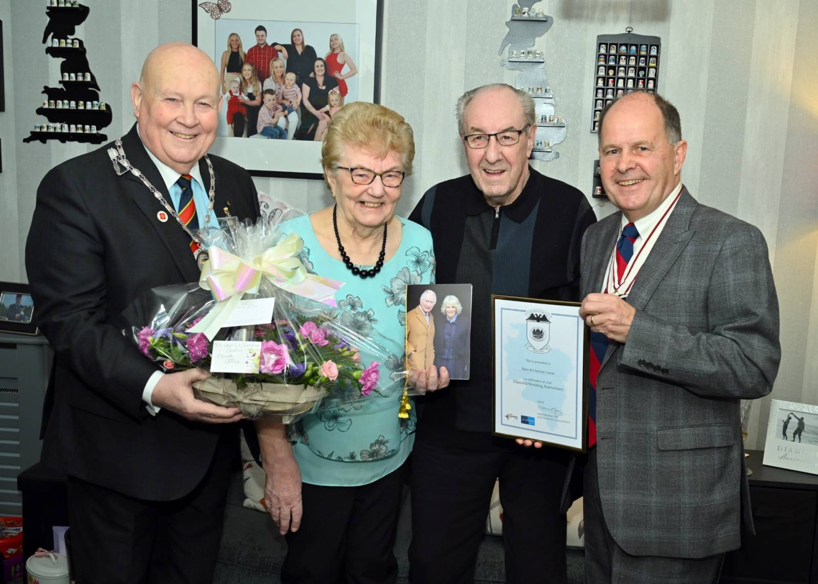 DIAMOND WEDDING ANNIVERSARY - Lieutenancy of Lanarkshire