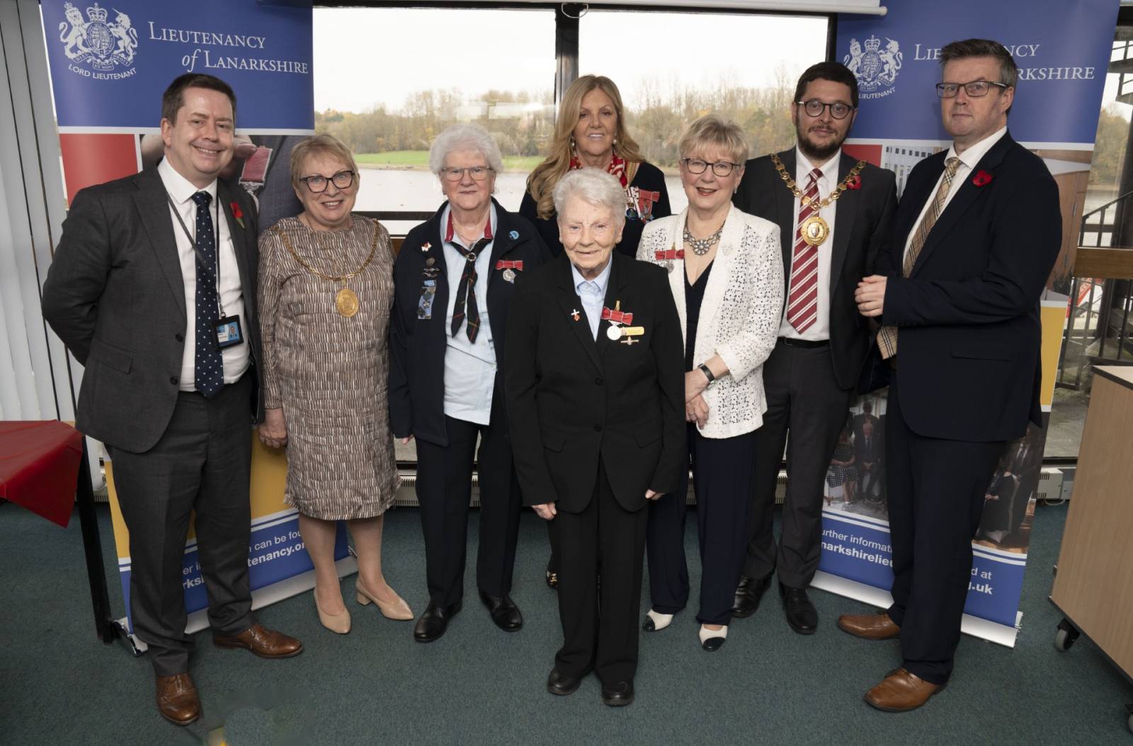 BRITISH EMPIRE MEDAL PRESENTATION - Lieutenancy of Lanarkshire